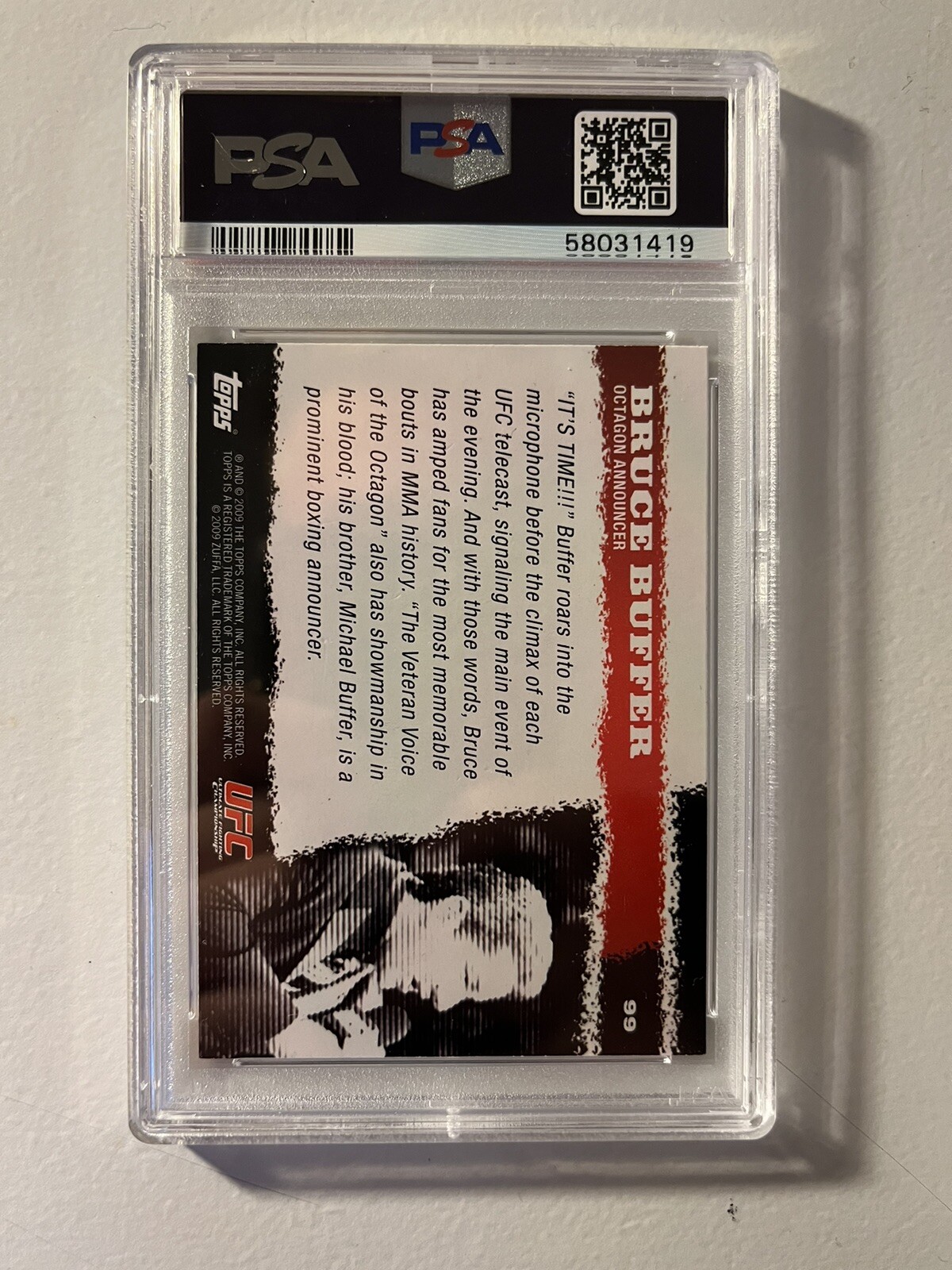 2009 Topps UFC Round 1 - #99 Bruce Buffer (RC) for sale online | eBay