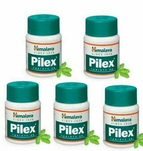 5 Pack x Best Herbal Himalaya PILEX 60 Tabs For Piles LONG EXPIRY | eBay