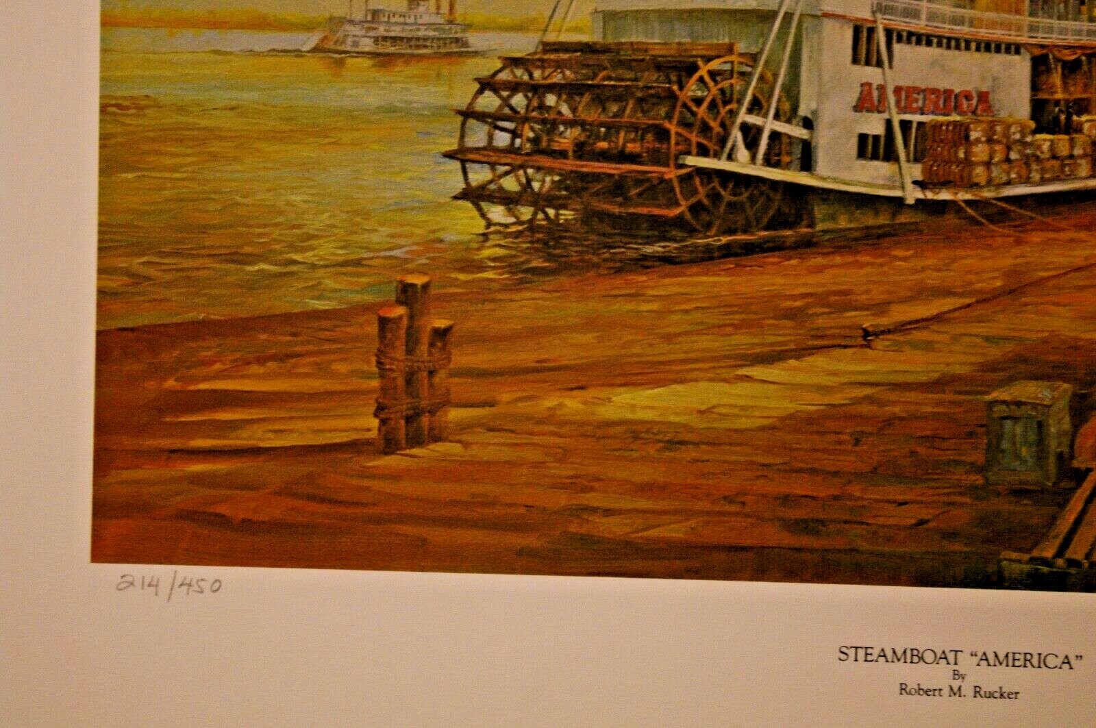 Robert Rucker "Steamboat America" Signed & Numbered Print | eBay
