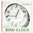 Audubon Singing Bird Wall Clock 8 Inch Desk Clock with Bird Sounds ...
