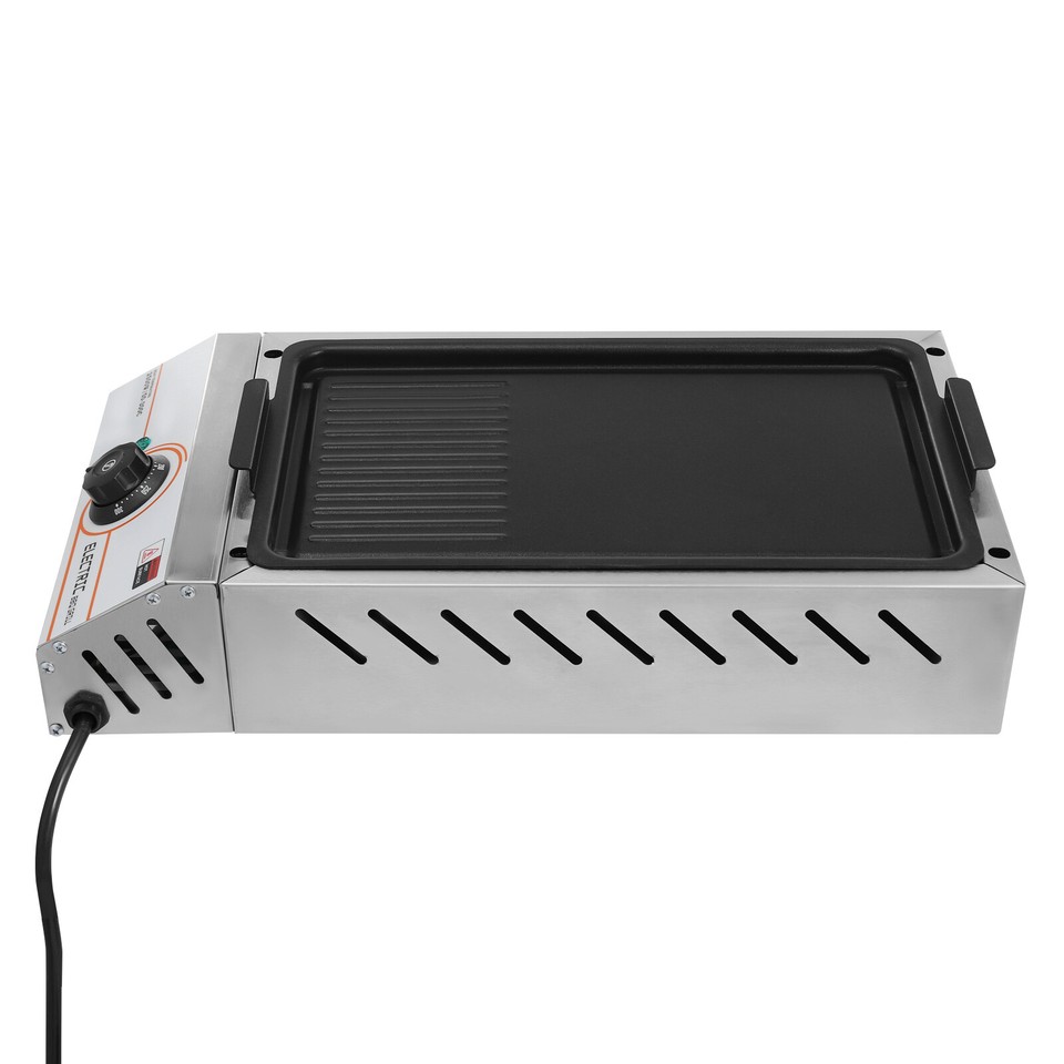 BBQ Grill Electric Barbecue Grill Electric Griller Griddle Table top ...