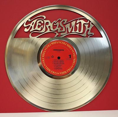 Aerosmith Laser Etched Limited Edition 12" LP Wall Display | eBay