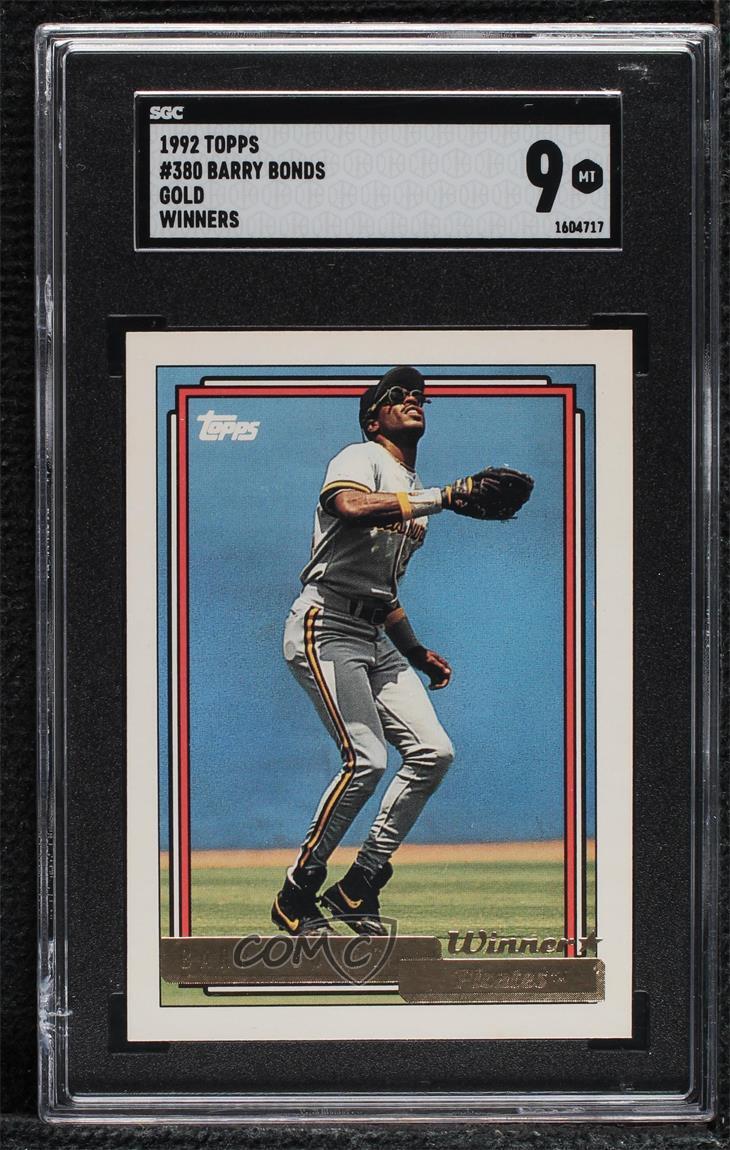 1992 Topps - Gold Winner #380 Barry Bonds for sale online | eBay