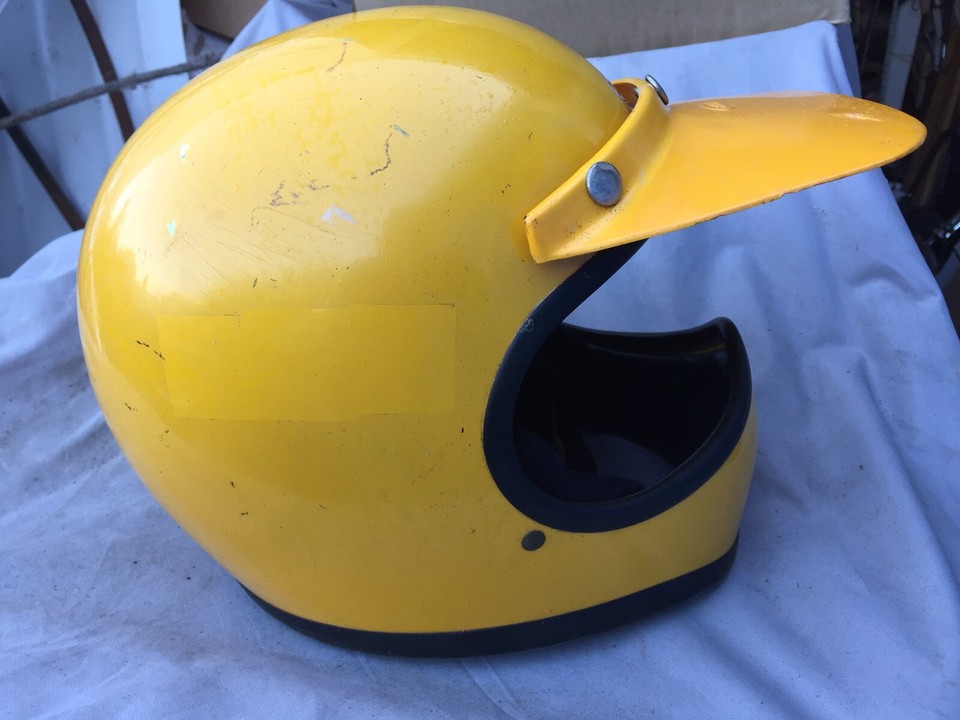 Bell Star Vintage Motorcycle Helmet | Yellow | Bell Star