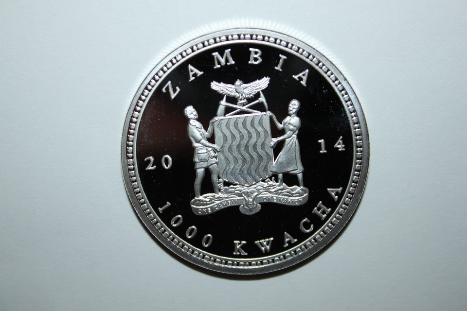 2014 ZAMBIA1000 KWANCHA PROOF COIN AFRICAN ZEBRA | eBay