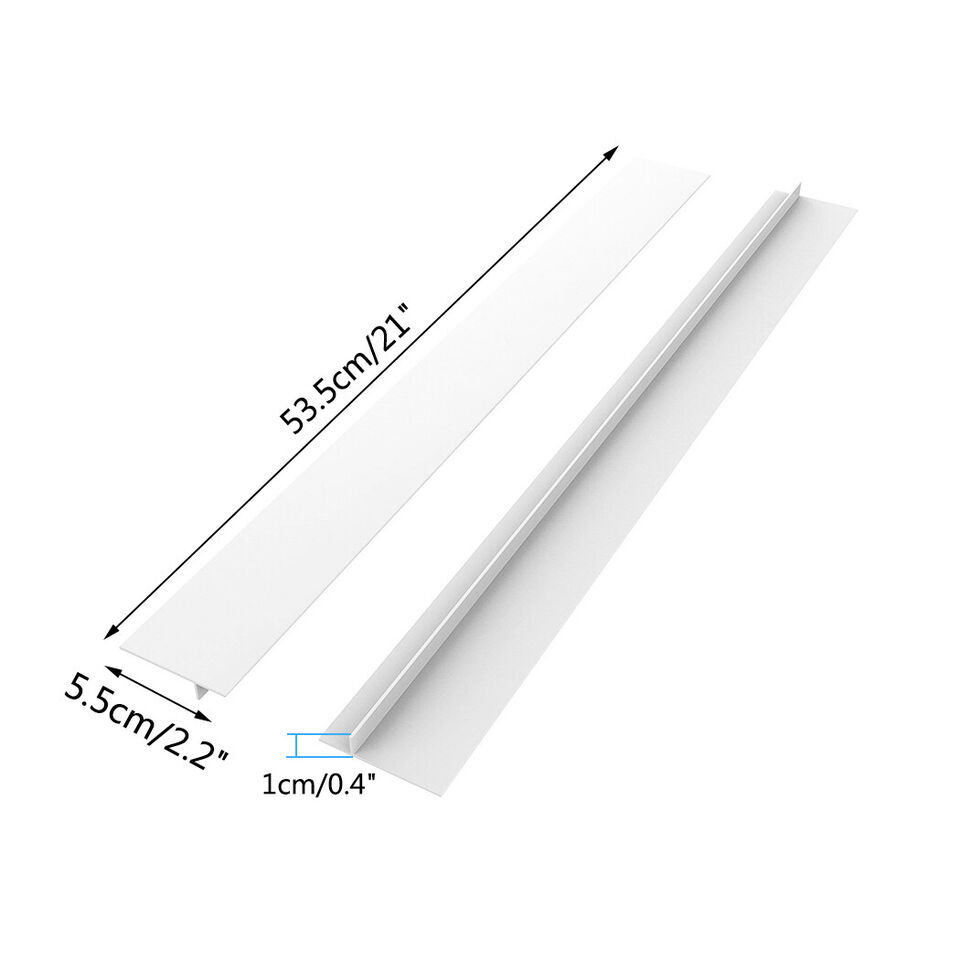 Silicone Stove Counter Gap Cover For Cooker Worktop Spill Guard Seal ...