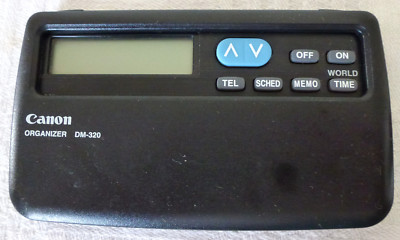 Vintage Canon Organiser DM-320 LCD Digits=12 China 1995 | eBay