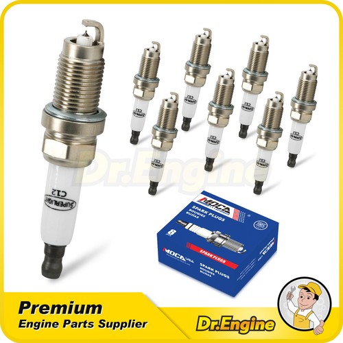 8x Spark Plug 7098 For 00-07 Dodge Dakota & 06-07 Mitsubishi Raider V8 ...