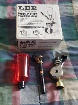 Lee Precision Dlx Perfect Powder Measure Micrometer Metering Chamber ...