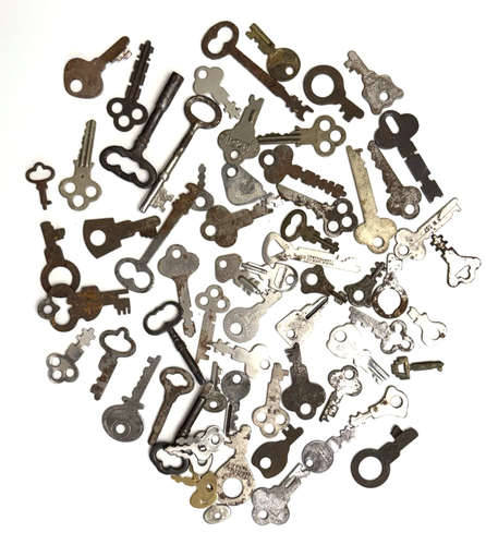 Lot of 66 Keys - Odd Shapes, Skeleton, Flat Skeleton, England | eBay