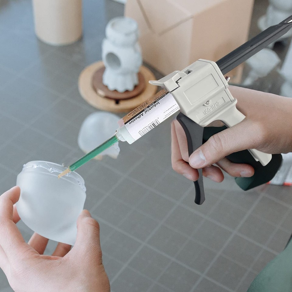 50ml Dispensing Gun Kit Impression Mixing Dispensing Gun Epoxy Glue Gun ...
