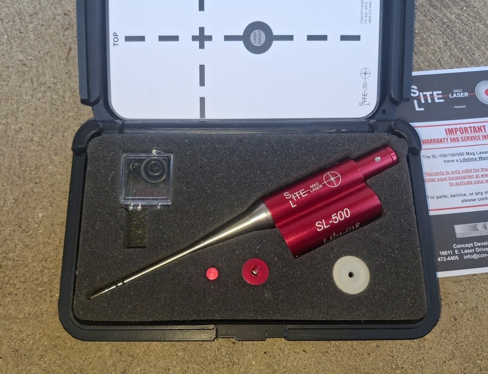 BARELY USED SITE LITE SL-500 MAG LASER-RIFLE-PISTOL BEST OFFER WITH ...