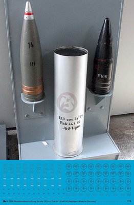 Peddinghaus 1/16 12.8cm PaK 44 and PaK 80 Jagdtiger Gun Ammo Markings ...