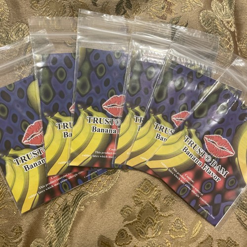 Trust Dam Latex Dental Dam For Risk Oral Sex Condom banana Latex ...