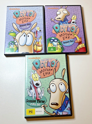 The Best of Rocko's Modern Life DVD's - Season 1 2 & 3 - 90s Cartoon ...