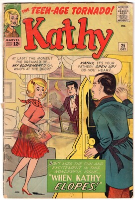 KATHY #25 Oct 1963 Marvel Silver Age Comic 3-Pages of Paper Dolls | eBay