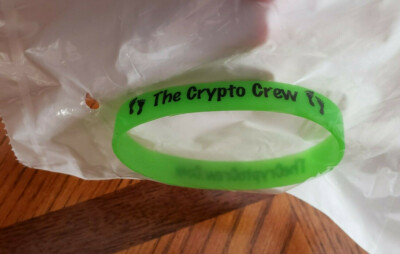 Crypto Crew Wristband - Green and Black - Support Research - Bigfoot | eBay
