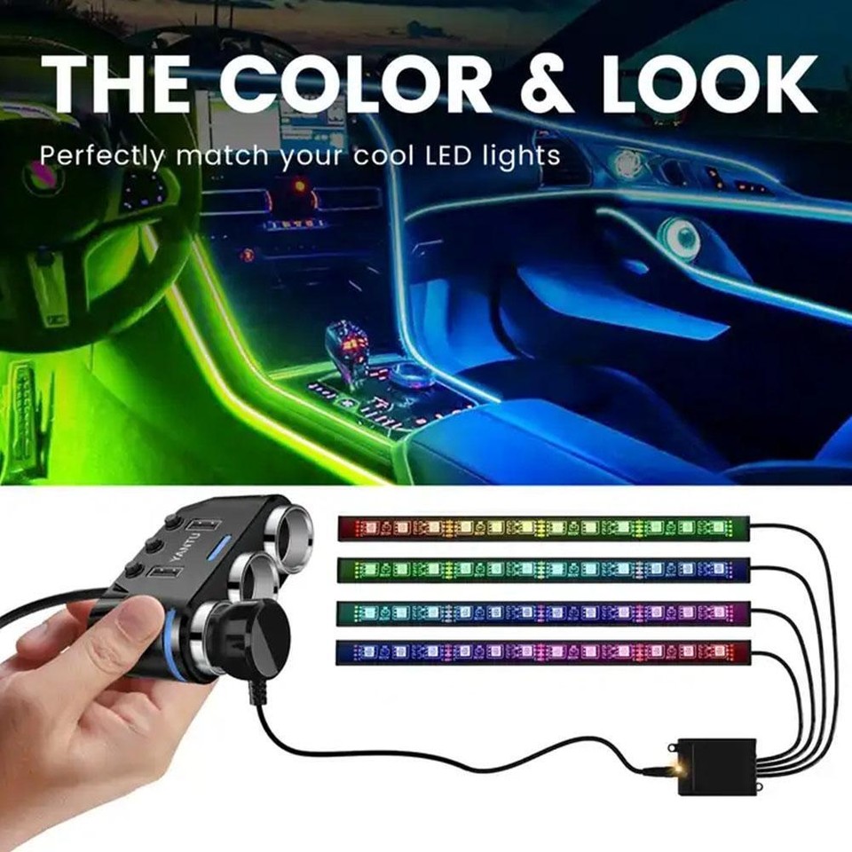 New 12V 3Way Car Cigarette Lighter Socket Splitter 2 USB Charger Power ...