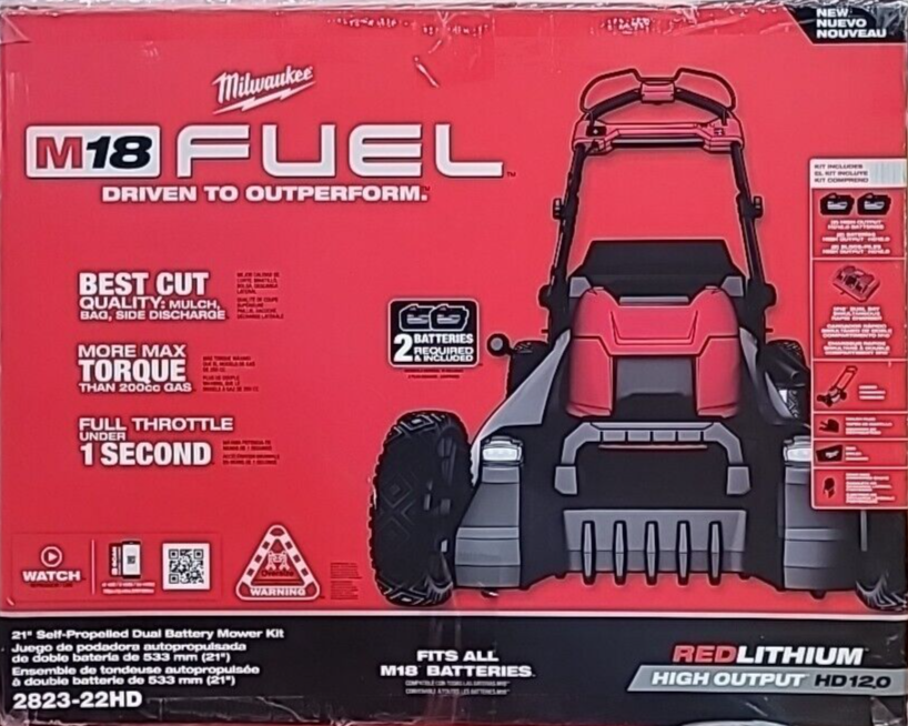 Milwaukee 2823-22HD Self-Propelled Mower Kit for sale online | eBay