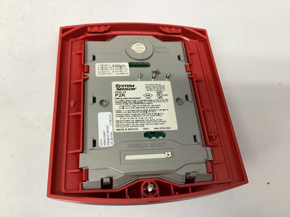 Fireboy xintex A3272-002 p2r system sensor fire alarm. b3 | eBay