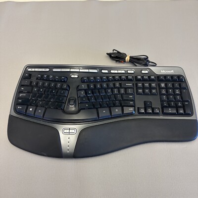 Microsoft Natural Ergonomic Keyboard 4000 v1.0 KU-0462 Model 1048 USB ...