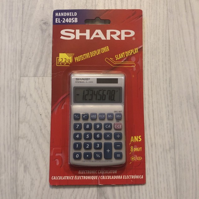 Sharp EL240 - El-240sa Handheld Calculator for sale online | eBay