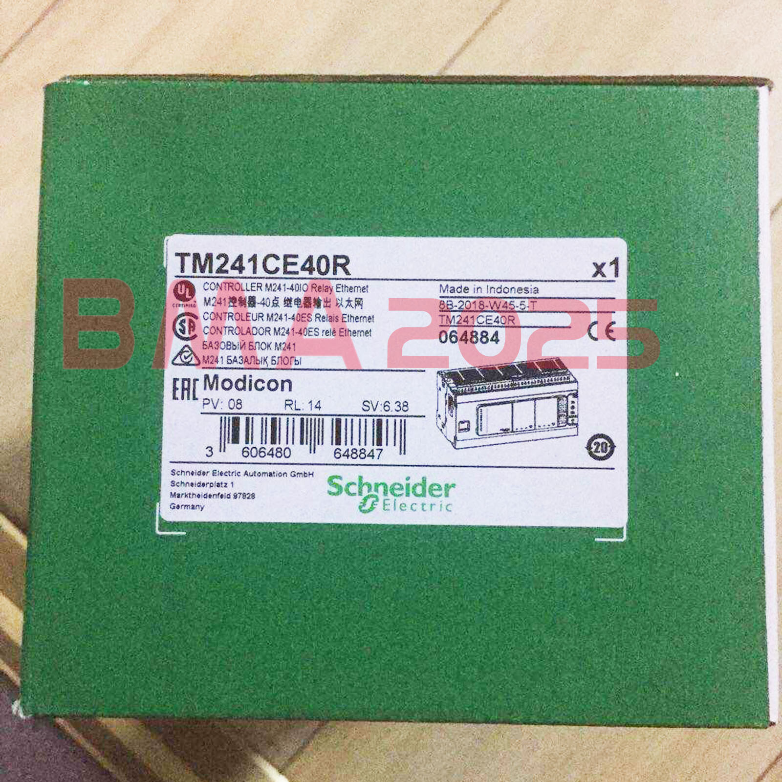 1PC Brand new PLC module TM241CE40R 1year warranty DHL Fast delivery ...