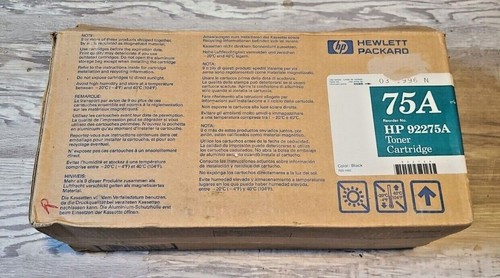 Genuine HP LaserJet 92275A 75A Toner Cartridge Open box, sealed ...