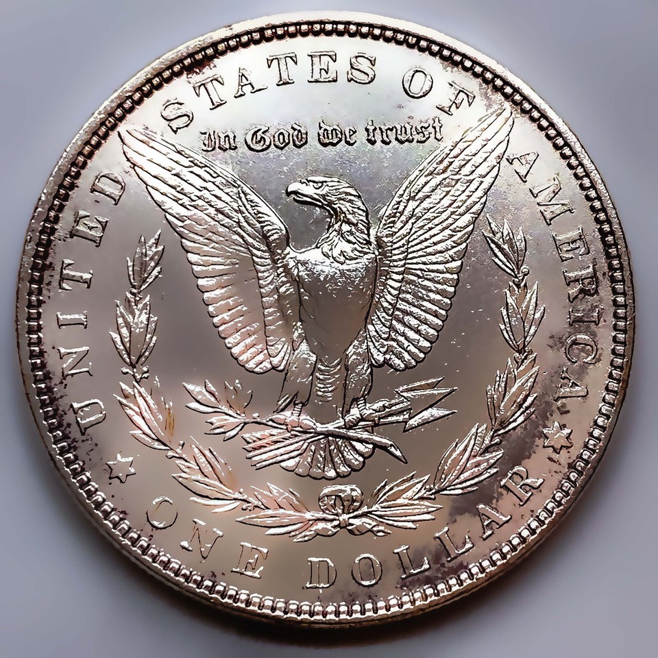 1887 AU/UNC MORGAN SILVER DOLLAR 90% $1 COIN US #C413 | eBay