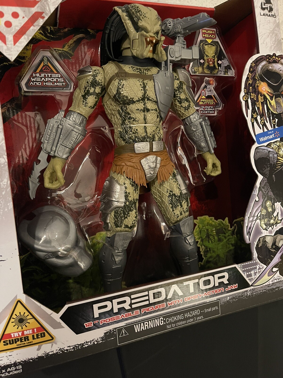 Lanard Predator Collection 12" Poseable Action Figure 2021 Walmart ...
