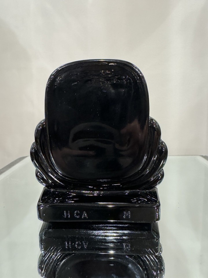 Heisey by Mosser Black Cabochon Display Sign | eBay