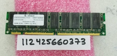 256MB SDRAM SD 133MHZ PC133 CL3 168PIN DIMM ECC NON-REGISTER SINGLE ...