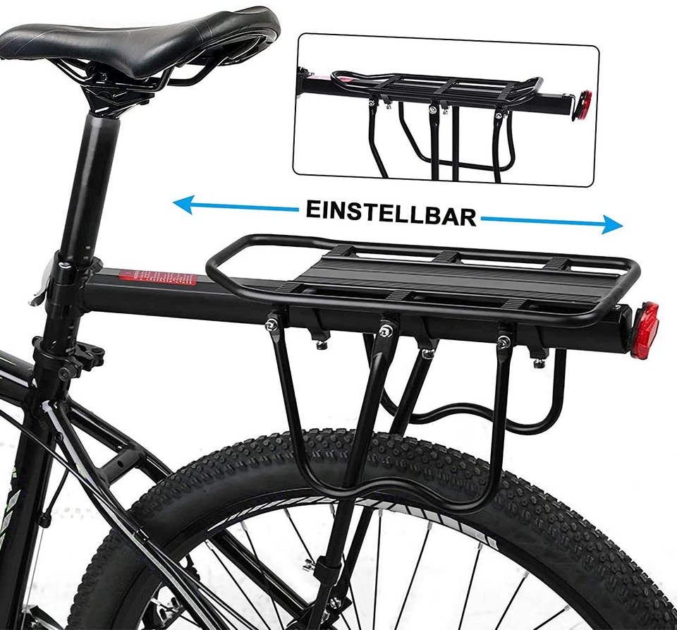 Bike Rear Carrier Rack Mountain Road Bicycle Alloy Pannier Luggage ...