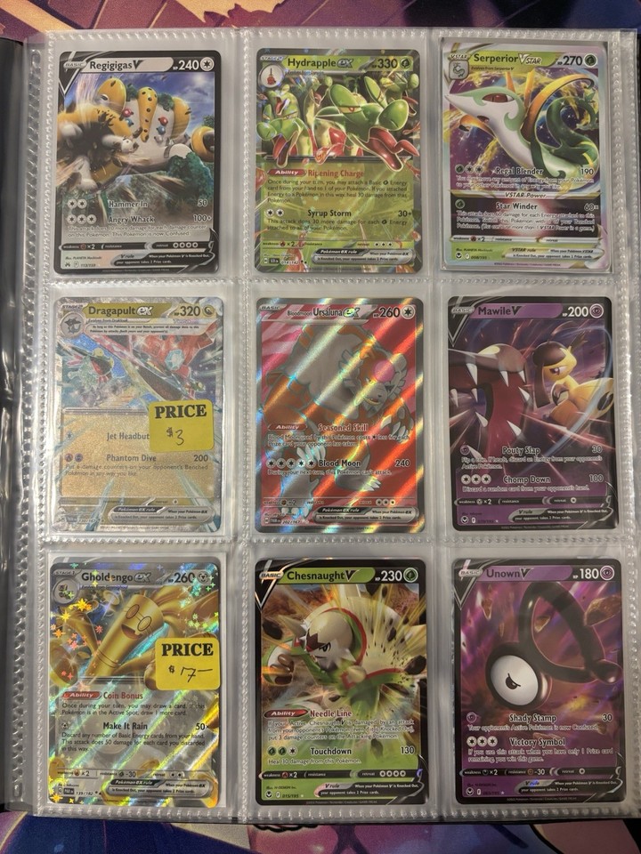 Pokemon Binder Card Lot Collection : Bulbasaur Charizard AR full art ...