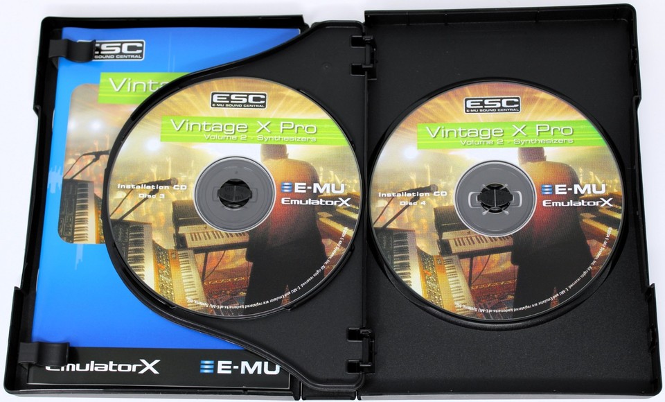 E-MU Systems Vintage X Pro Sound Library Proteus X/Emulator X Format ...