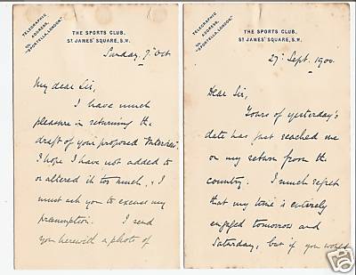 Henry Hesketh Bell 1900 ALS (2) Administrator Dominica | eBay UK