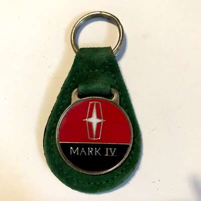 Mark IV Key Chain Ring Fob Leather Suede Green 1970's Rare Vintage | eBay