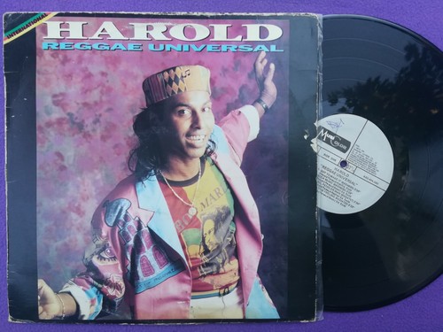 LP HAROLD AND THE CARIBBEANS REGGAE UNIVERSAL 1991 BRAZIL MUSICOLOR BOB ...