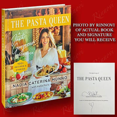 The Pasta Queen SIGNED Nadia Caterina Munno ( 2022,HC,1st/1st) BRAND ...