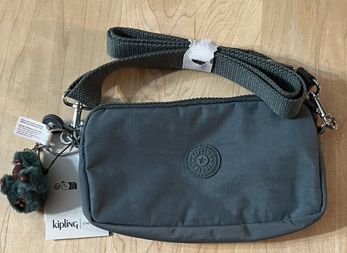 Kipling KI9213 EMILIA light aloe tonal convertible wallet crossbody bag ...