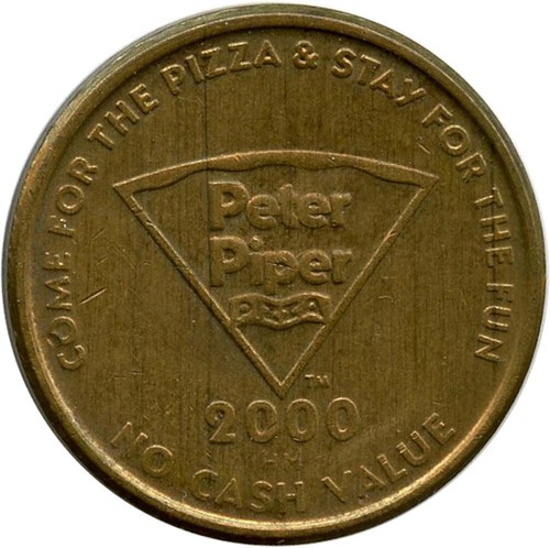Phoenix, Arizona AZ Peter Piper Pizza No Cash Value Arcade Game Token ...