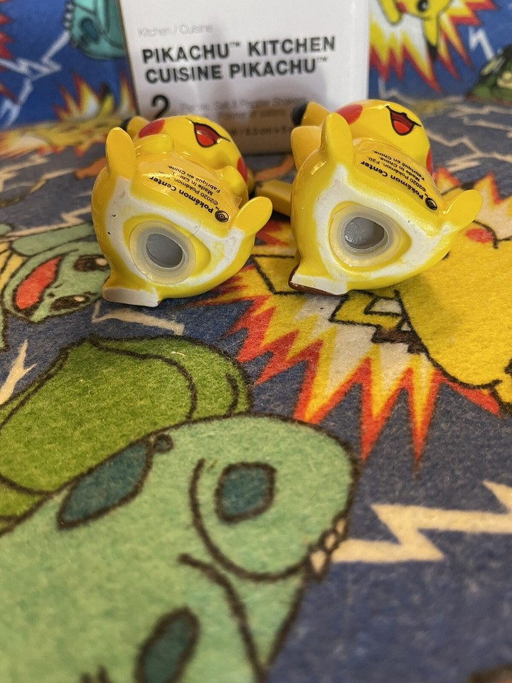 Pokemon Center Pikachu Kitchen Cuisine Salt & Pepper Shaker 2020 ...