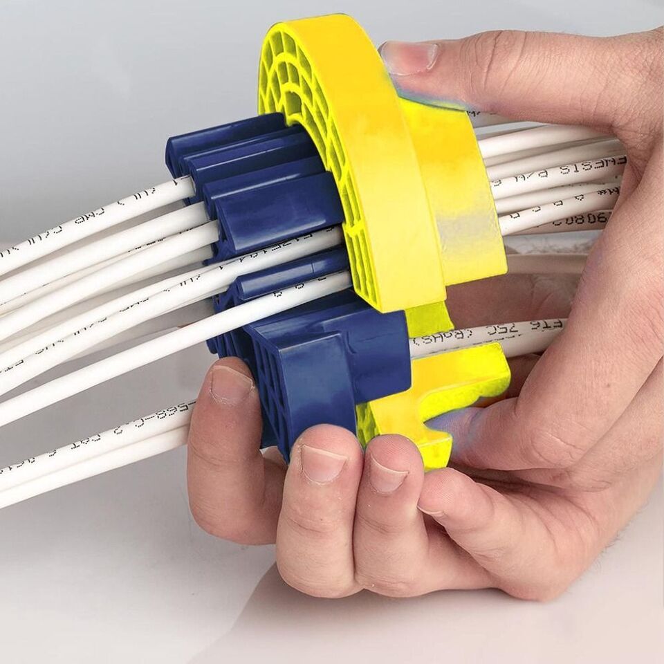 Colorful Cable Comb Dresser Plastic Wire Harness Organizer Cable Comb ...