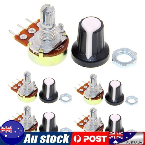 5Set WH148 Potentiometer Pots Kit with AG2 White Cap for Arduino (1K ...
