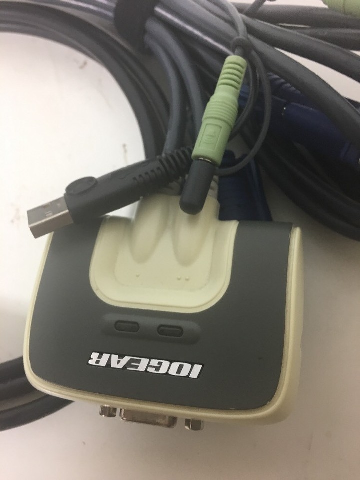 IOGEAR KVM Switch GCS632U MiniView Micro USB Plus KVM Switch 2-Ports ...