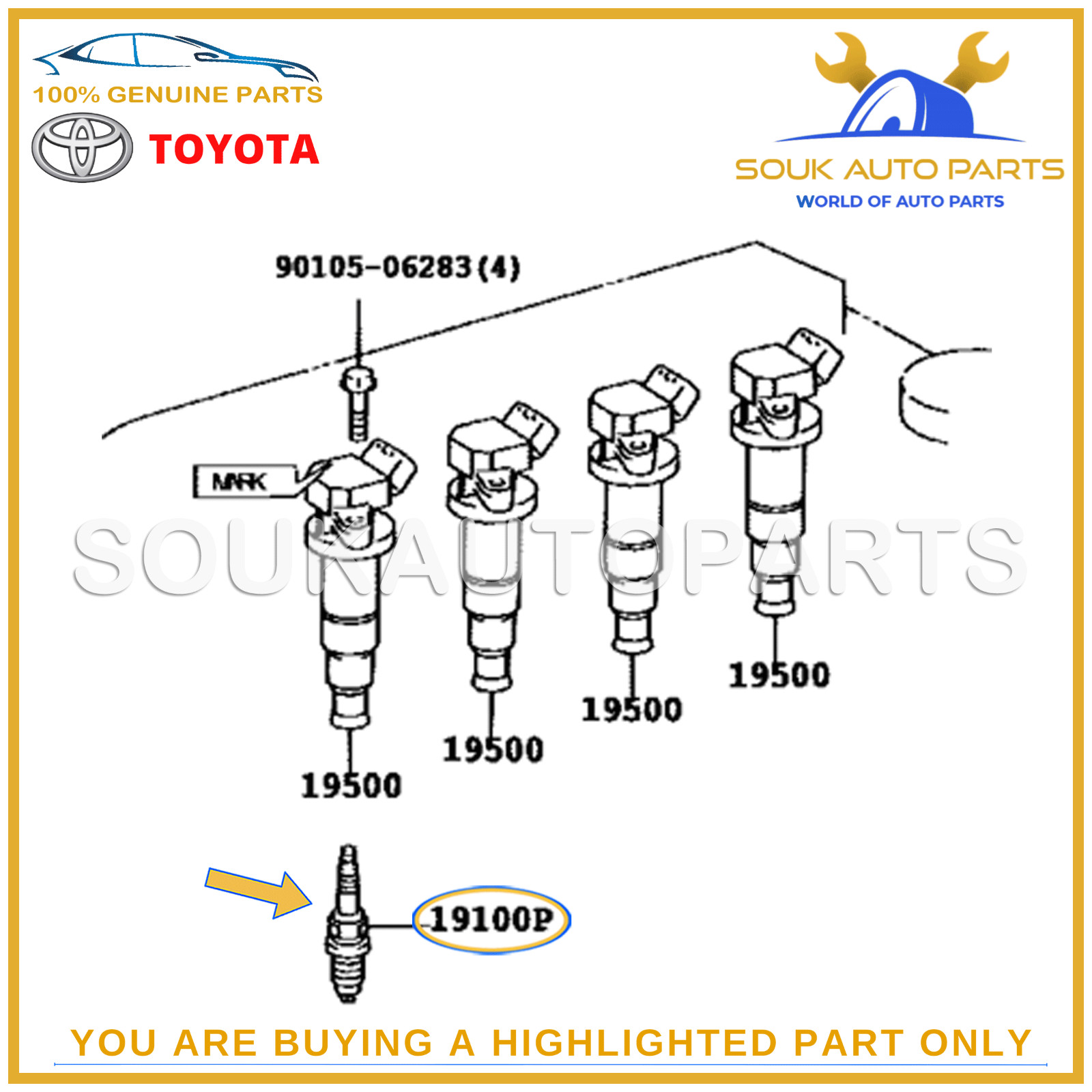 Toyota 90919-01164 - Alternative spark plugs