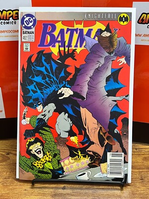 Batman #492 1993 Newsstand Edition Death of Film Freak Knightfall Part ...