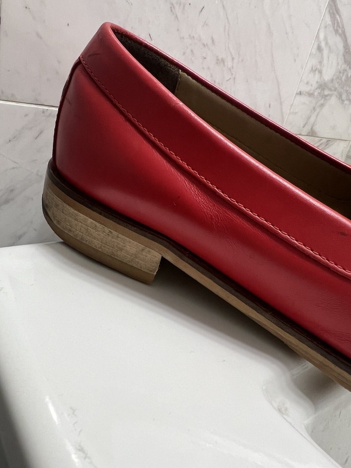 *reinforced - READ: EVERLANE women’s pointy toe red Leather Loafers USA ...