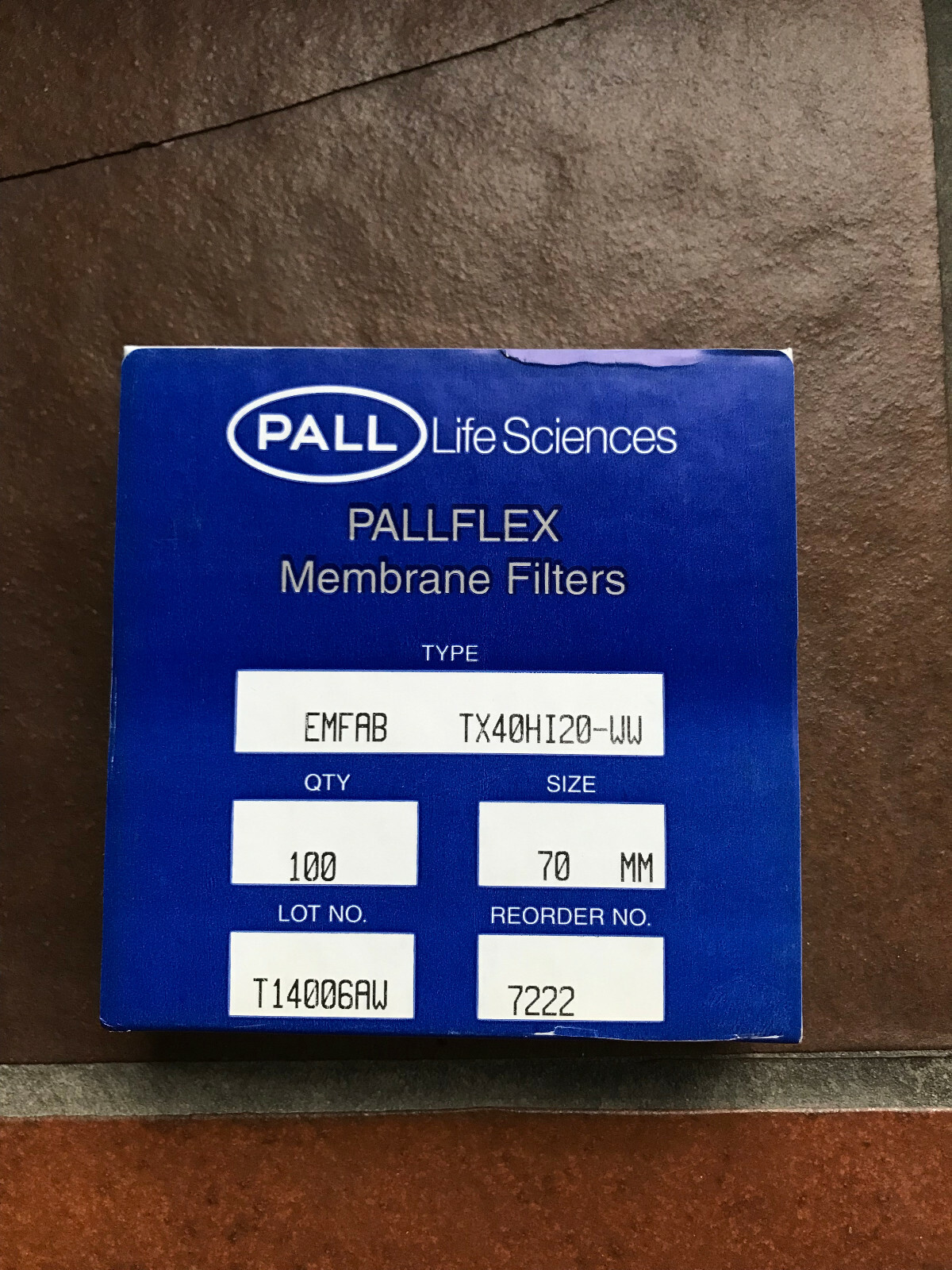 Pallflex Filter Emfab Tx40Hi20 WW 70mm 100/Pkg | eBay UK