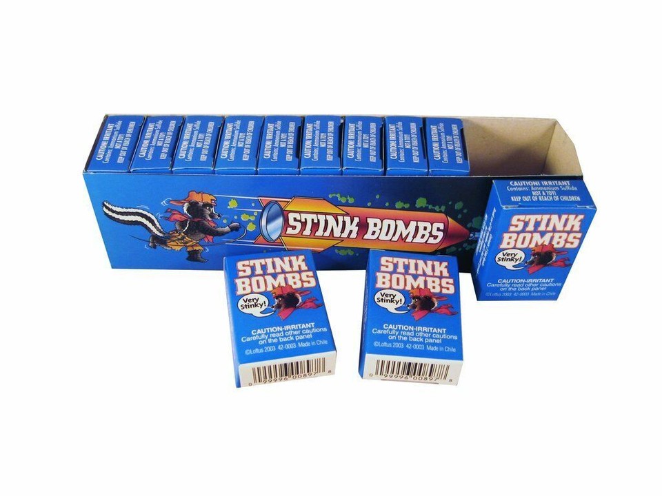 1 CASE OF GLASS STINKY STINK BOMBS 36 TOTAL - WHOLESALE | eBay